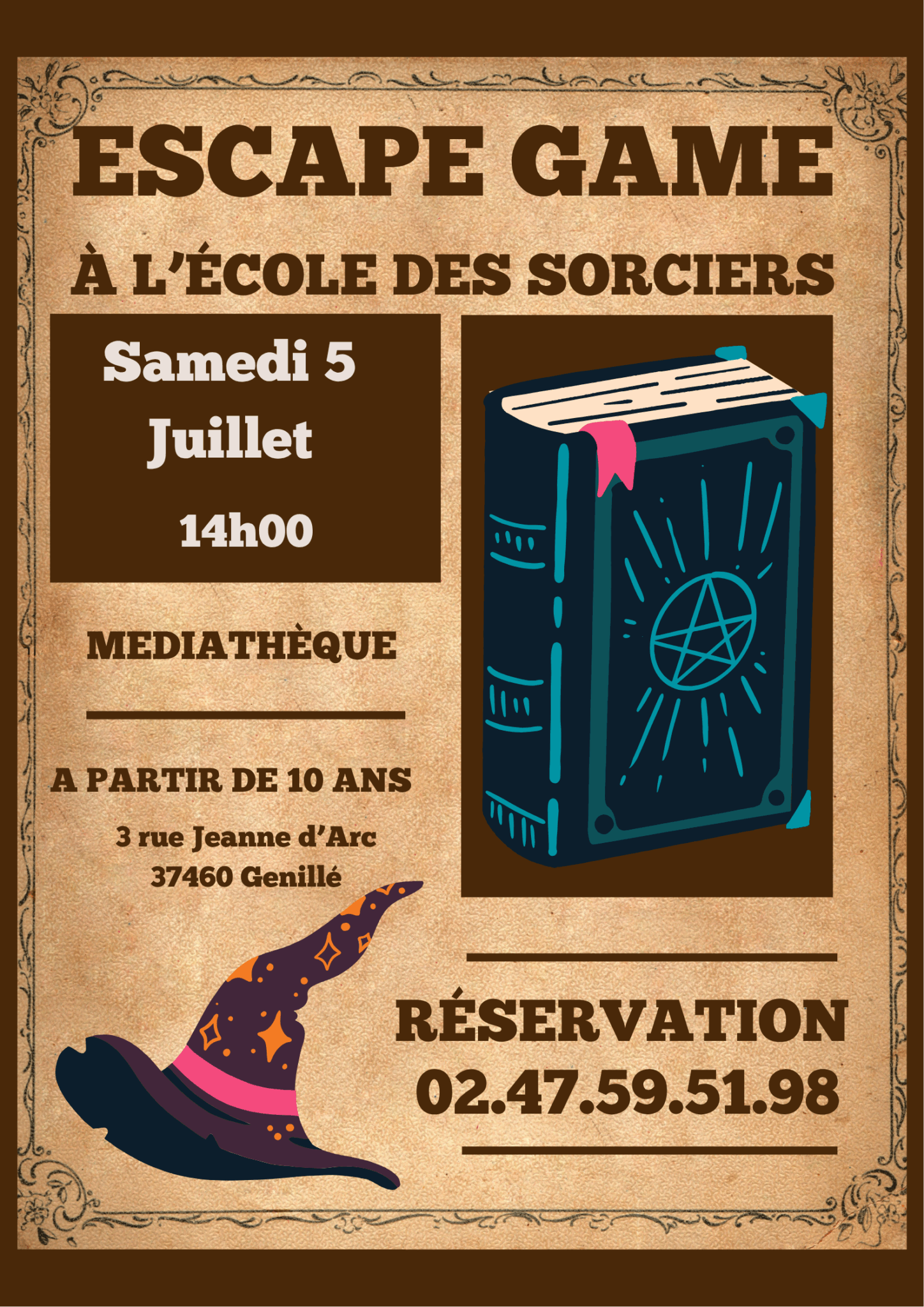 Escape Game "L’école des sorciers » - Mairie de Genillé